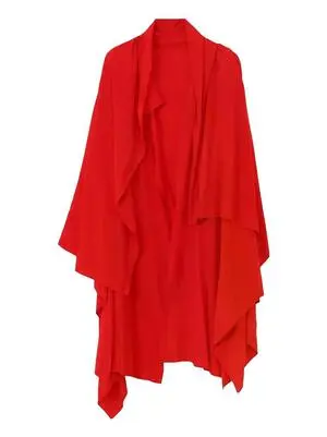 Yohji Yamamoto Draped Asymmetric Shirt - Red