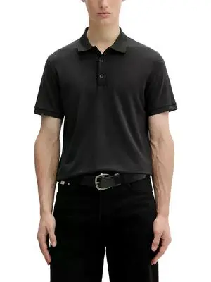 Rag & Bone Short-sleeve Polo Shirt - Black