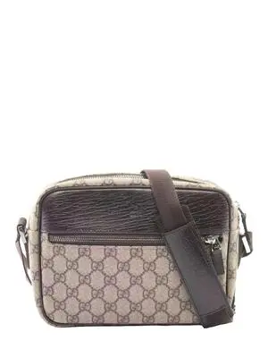 Gucci Gg Supreme Crossbody Bag - Neutrals