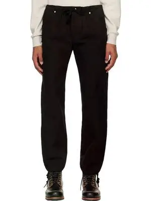 3MAN Workwear Drawstring Trousers - Black
