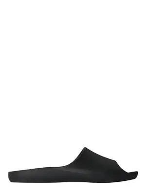 THE ROW Ama Rubber Slide Sandals - Black