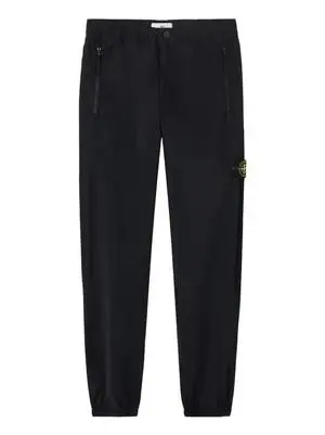 Stone Island Logo-patch Track Pants - Black