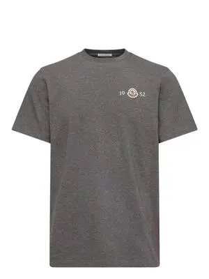 Moncler Logo-patch Short-sleeve T-shirt - Grey