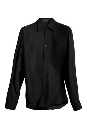 Gucci Gg Supreme Jacquard Shirt - Black