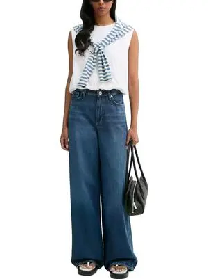 Rag & Bone Sofie Wide-leg Jeans - Blue