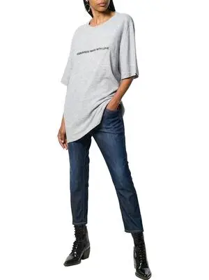 Dsquared2 Oversized Printed T-shirt - Grey