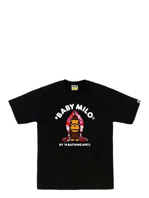 A BATHING APE Abc Camo Baby Milo T-shirt - Black
