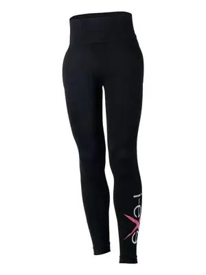 I-EXE Yoggy Logo-print Performance Leggings - Black