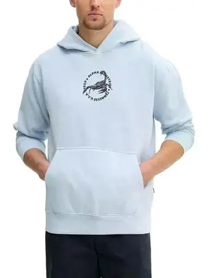 Alpha Industries Scorpion Print Hoodie - Blue