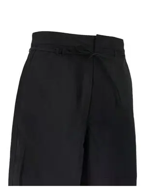Jacquemus Marin Tie-fastening Wide-leg Trousers - Black