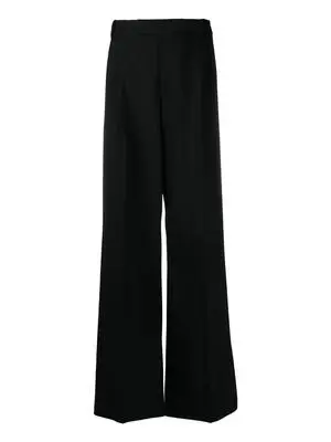 Alexander McQueen Wide-leg Tailored Trousers - Black