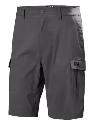 Helly Hansen Logo Patch Cargo Shorts - Grey