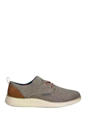 Sketchers Lace-up Round Toe Loafers - Neutrals