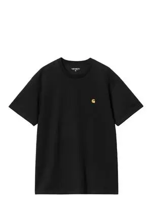 Carhartt Work In Progress Logo Cotton T-shirt - Black