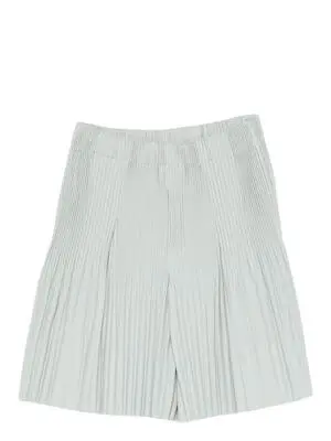 Issey Miyake Pleated Shorts - Grey