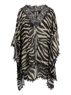 Ermanno Scervino Printed Short Kaftan Multi