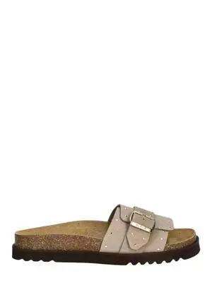 DR. SCHOLL'S SHOES Studded Buckle-fastening Slides - Neutrals