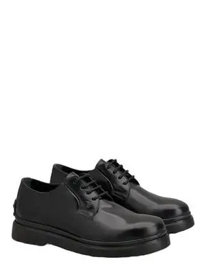TOD'S Gommino-detail Chunky-sole Derby Shoes - Black