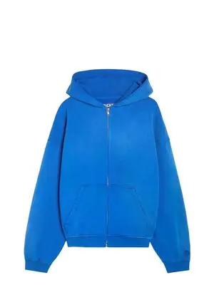 PICANTE Zip-up Drop-shoulder Hoodie - Blue