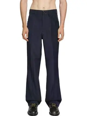 Marni Five-pocket Flared Trousers - Blue