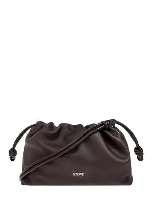 Loewe Flamenco Leather Bucket Bag - Brown
