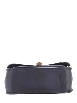 LOUIS VUITTON Monogram Canvas Leather Satchel - Black