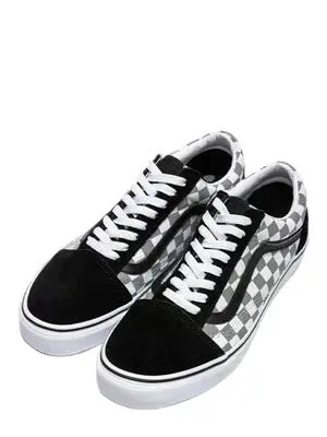 VANS Old Skool Checkered Sneakers - Black