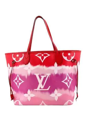 LOUIS VUITTON Neverfull Nm Limited Edition Escale Monogram Giant Mm Tote Bag Red