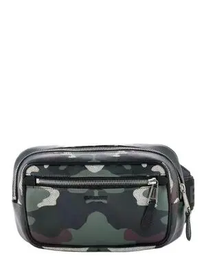 Burberry Bum Bag Camouflage Coated Canvas Belt Bag - Green