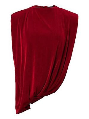 Camilla And Marc Ravine Draped Stretch-jersey Top - Cherry