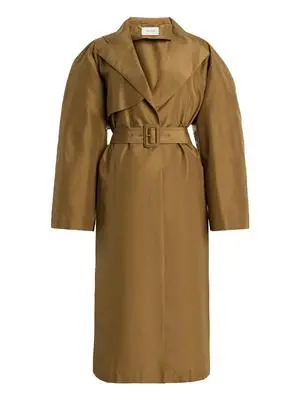 THE ROW Amapola Silk Coat - Brown