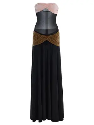 Burc Akyol Ruched Midi Dress - Multi