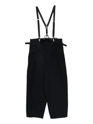 Y’s Suspender-strap Trousers - Blue
