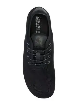 GROUNDS Lace-up Sneakers - Black