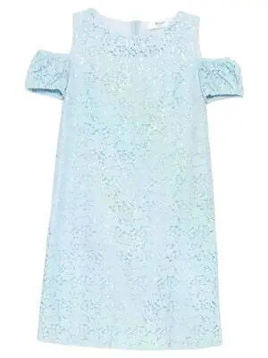 Blumarine Sequin-embellished Dress - Blue