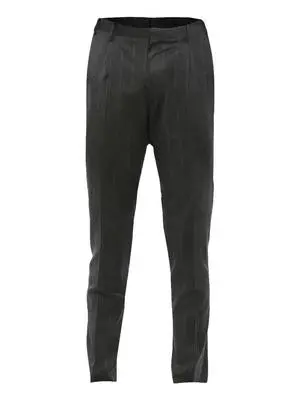 Corneliani Pinstripe Tailored Trousers - Grey