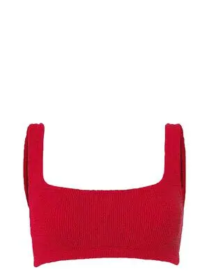 Hunza G Xandra Bikini Top - Red
