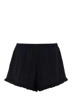 Hunza G Frill Mini Short - Black