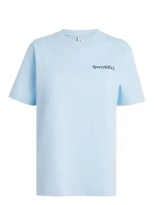 SPORTY & RICH Play Tennis T-shirt - Blue