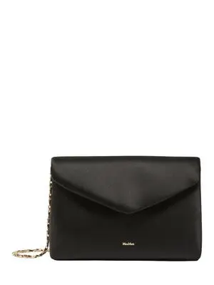 Max Mara Satin Clutch Bag - Black