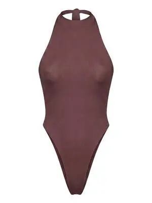 KHELA THE LABEL Don't Stare Bodysuit - Brown