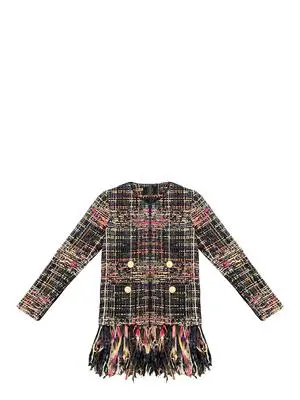 GEEGEE COLLECTION Matisse Fringe Blazer - Black