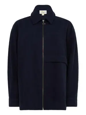 HAY LIFE Zip Through Jacket Navy - Blue