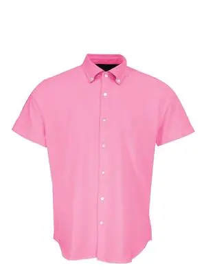 LORDS OF HARLECH Todd Knit Shirt - Pink