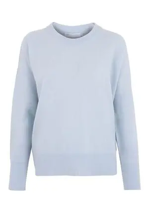 PAUL JAMES KNITWEAR Cashmere Crew Neck Jumper - Blue