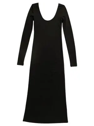 YORSTRULY Merino Curve Dress - Black