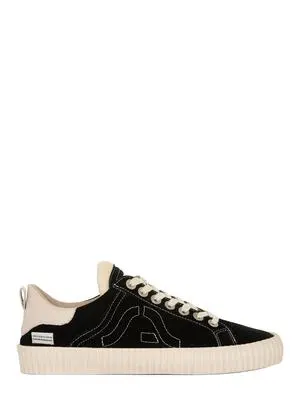 SPRINGA | UNIQUE VULCANIZED SNEAKERS ITALIAN HANDMADE Wavy Suede Sneakers - Black