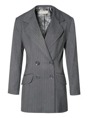 AGGI BY HALEWSKI Tiffany Downtown Blazer - Grey