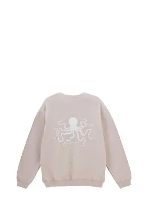 SAINT ONE CO. Prima Octo Sweatshirt Light Taupe Brown