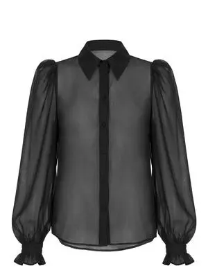 AGGI BY HALEWSKI Anita Blouse - Black